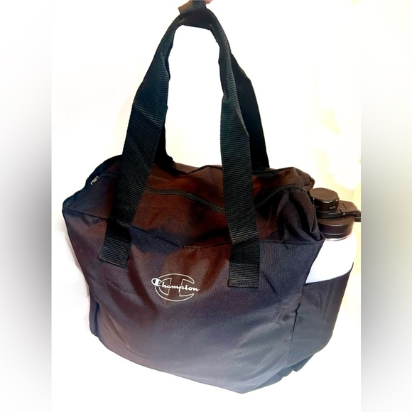 Champion | Bags | Black Champion Carry Tote Bag Duffle Overnight Wstaps ...